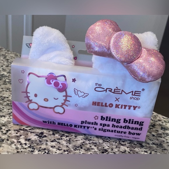 Hello Kitty | Hair | Hello Kitty Bling Bling Plush Spa Headband With ...